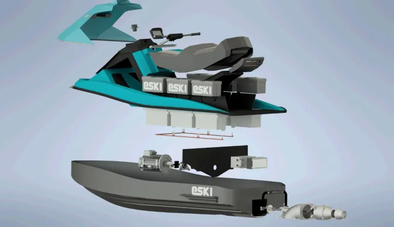 eSki 借助 SOLIDWORKS 和 3DEXPERIENCE Works 实现个人水上摩托艇技术创新 | 客户案例 - SOLIDWORKS