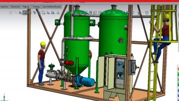 Introduction: Skid Based Processing Equipment | SOLIDWORKS