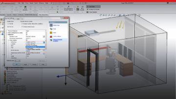 Keeping your Office Cool with SOLIDWORKS Flow and HVAC | SOLIDWORKS