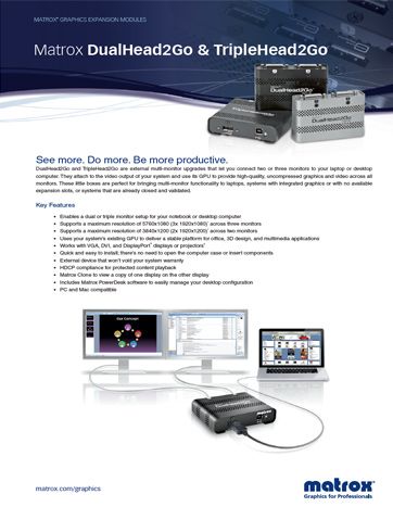 Matrox Dualhead2go Me