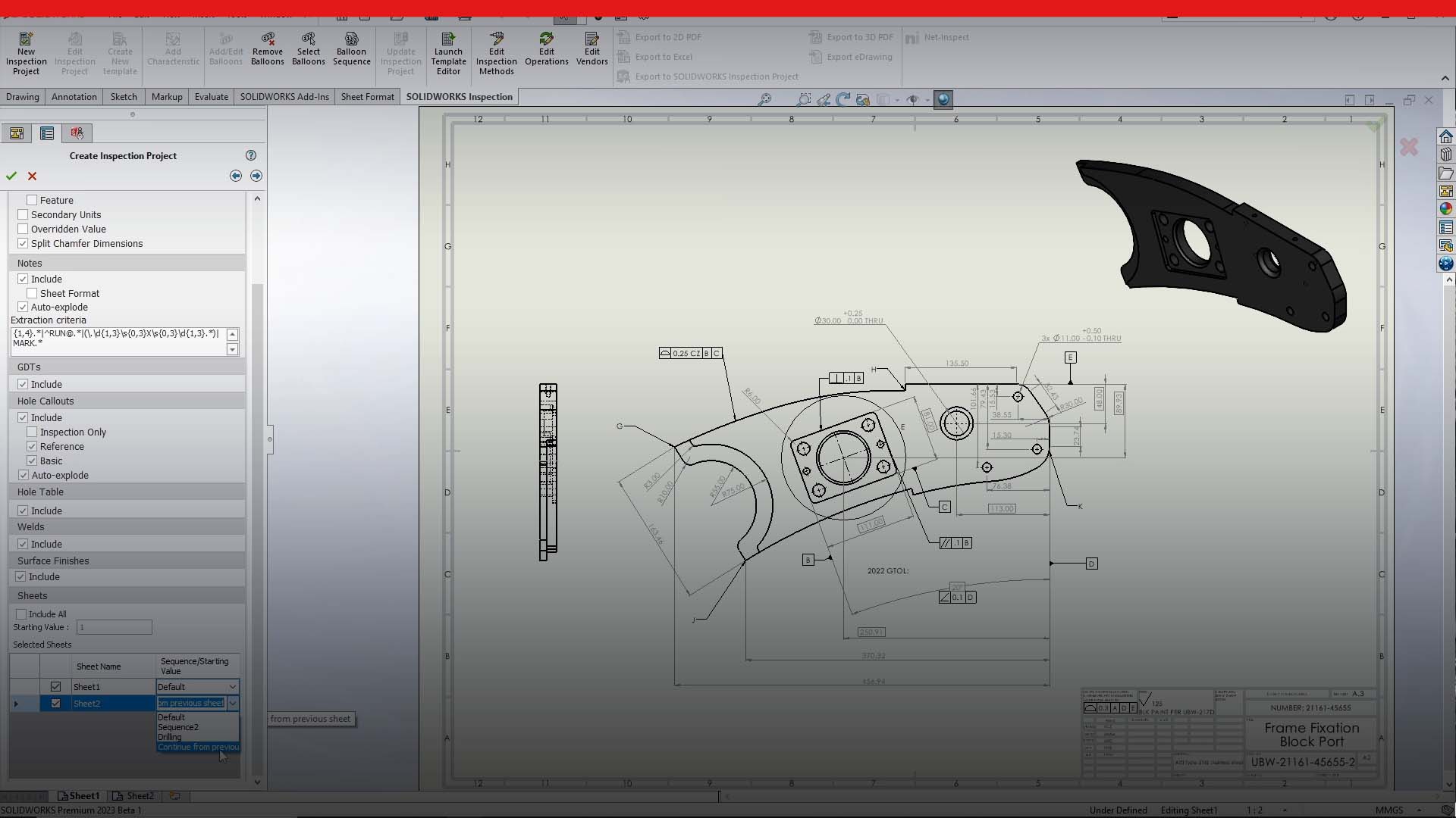SOLIDWORKS 2023 - SOLIDWORKS Inspection | SOLIDWORKS