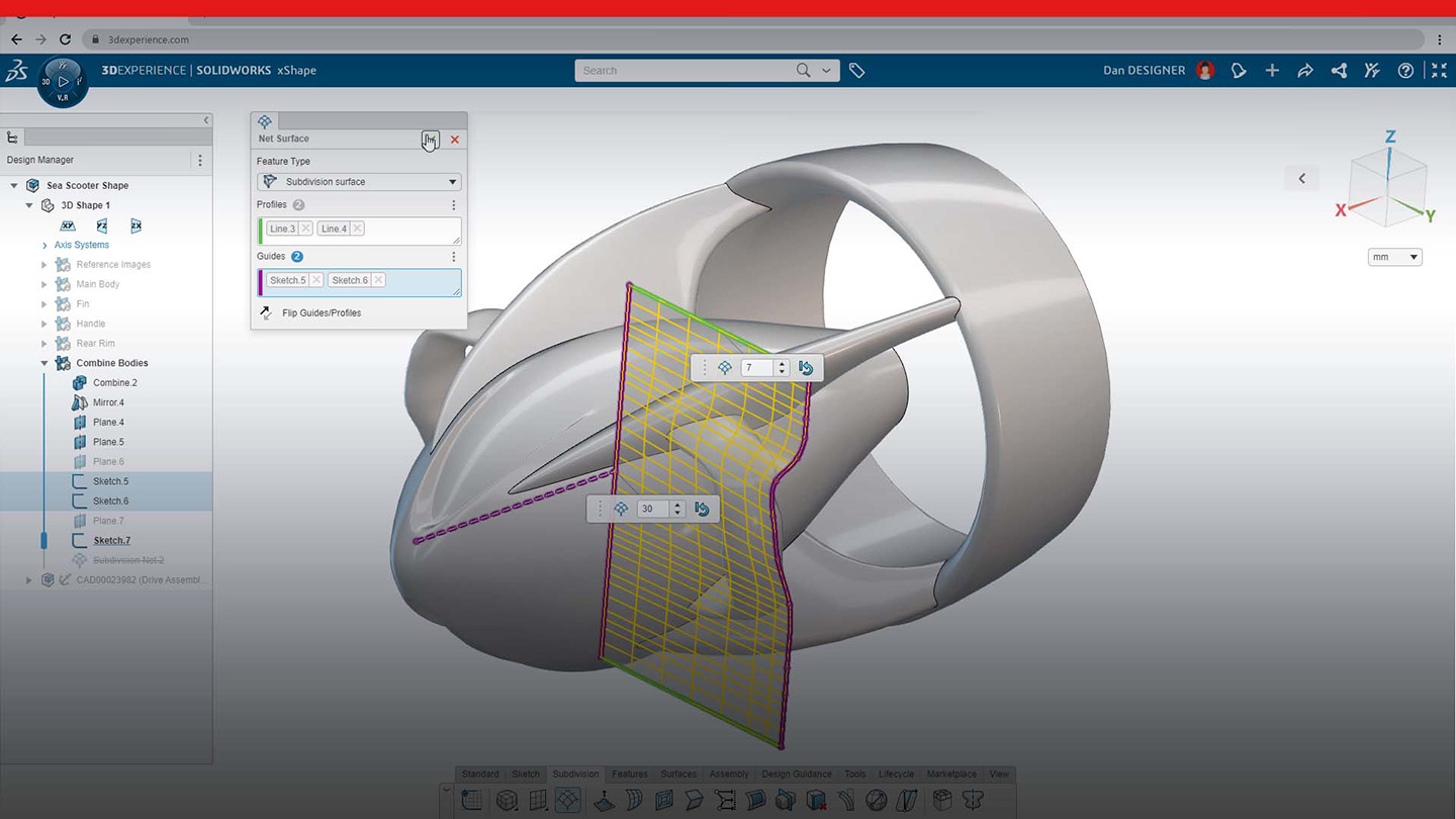SOLIDWORKS 2023 - Shape Design with 3D Sculptor | SOLIDWORKS