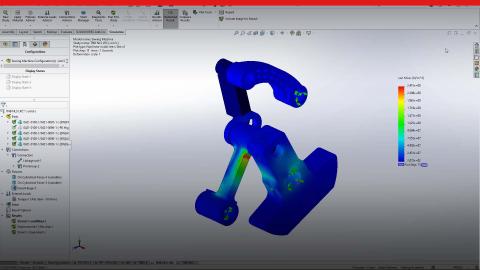 SOLIDWORKS 2023 - SOLIDWORKS Simulation | SOLIDWORKS