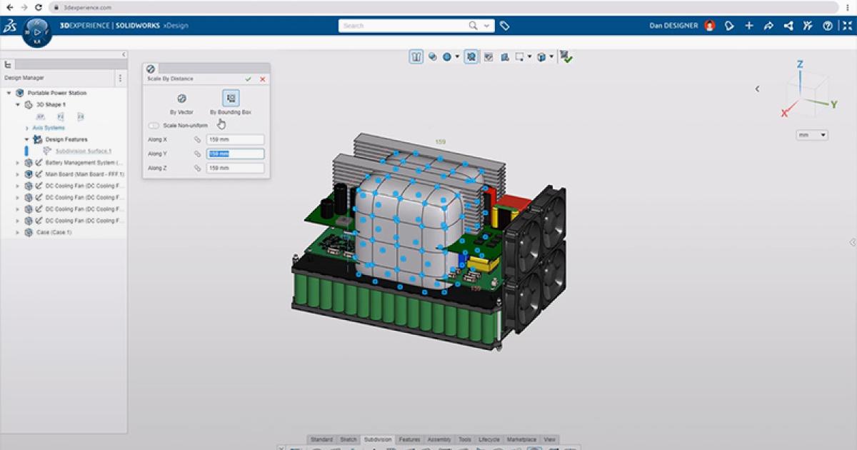 Primeiro contato – SOLIDWORKS xDesign | SOLIDWORKS