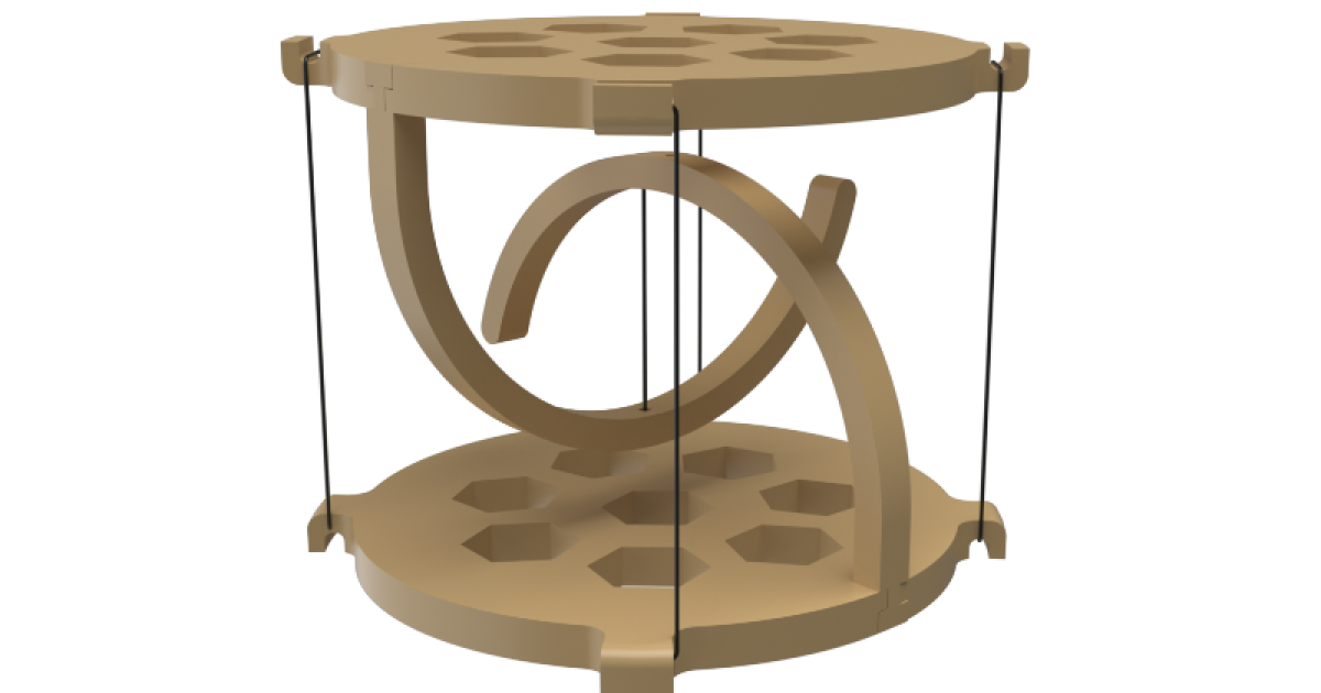 Tensegrity Table Design Project | SOLIDWORKS