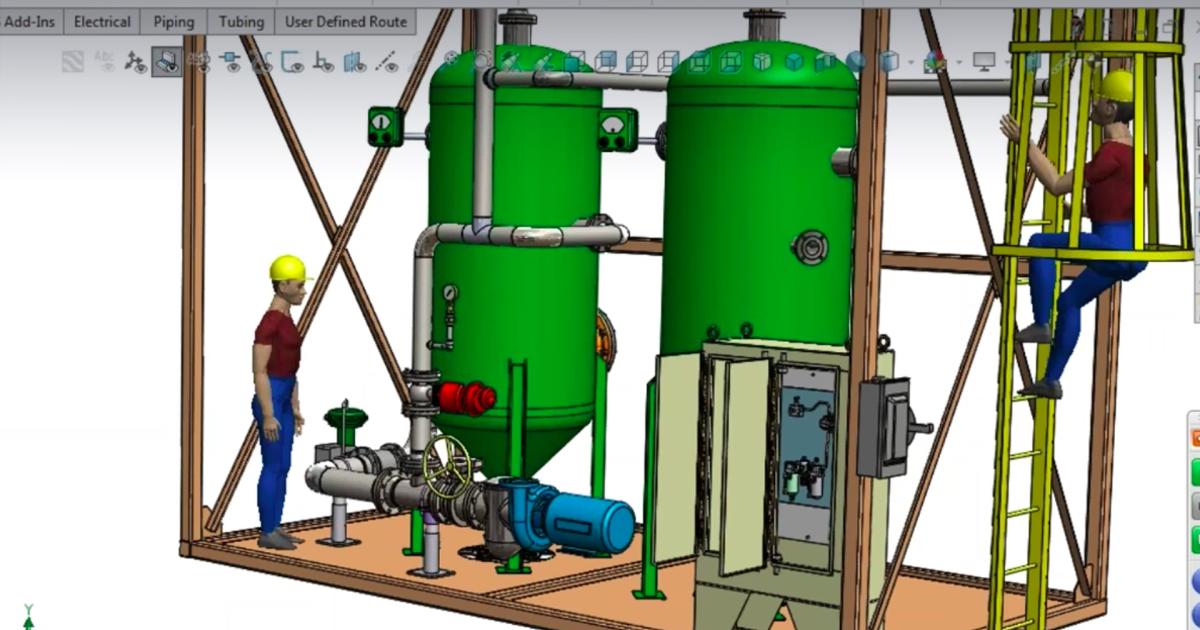 Introduction: Skid Based Processing Equipment | SOLIDWORKS