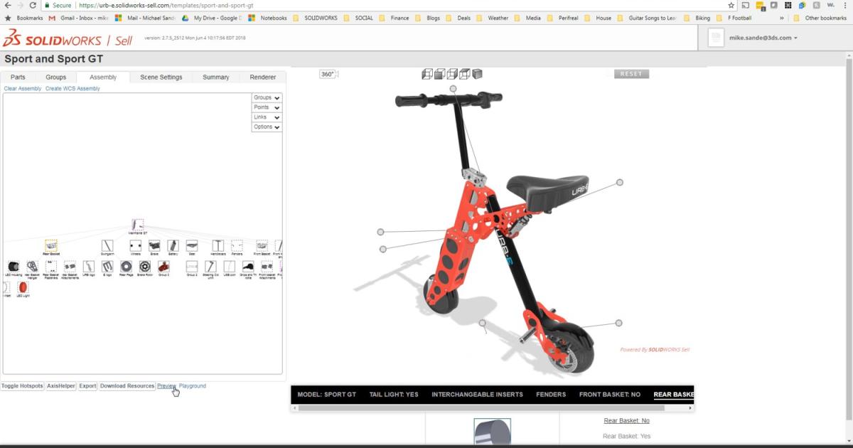 Showcase Your Configurable Designs in a Browser on a Tablet, Laptop or ...