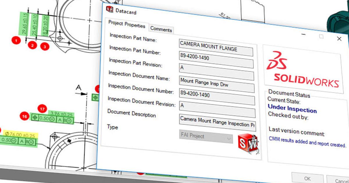 Control and Organize Inspection Data with PDM Integration | SOLIDWORKS