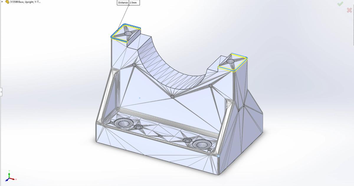 SOLIDWORKS 2020 新增功能 - 直接网格编辑 | SOLIDWORKS
