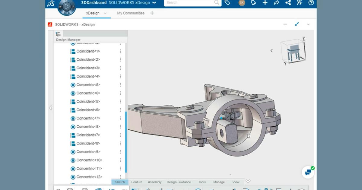 3D Creator: Assembly Design in xDesign | SOLIDWORKS