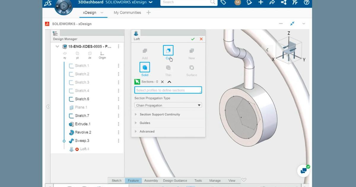 3D Creator: Sketch-based Features and Using Super Features in xDesign ...
