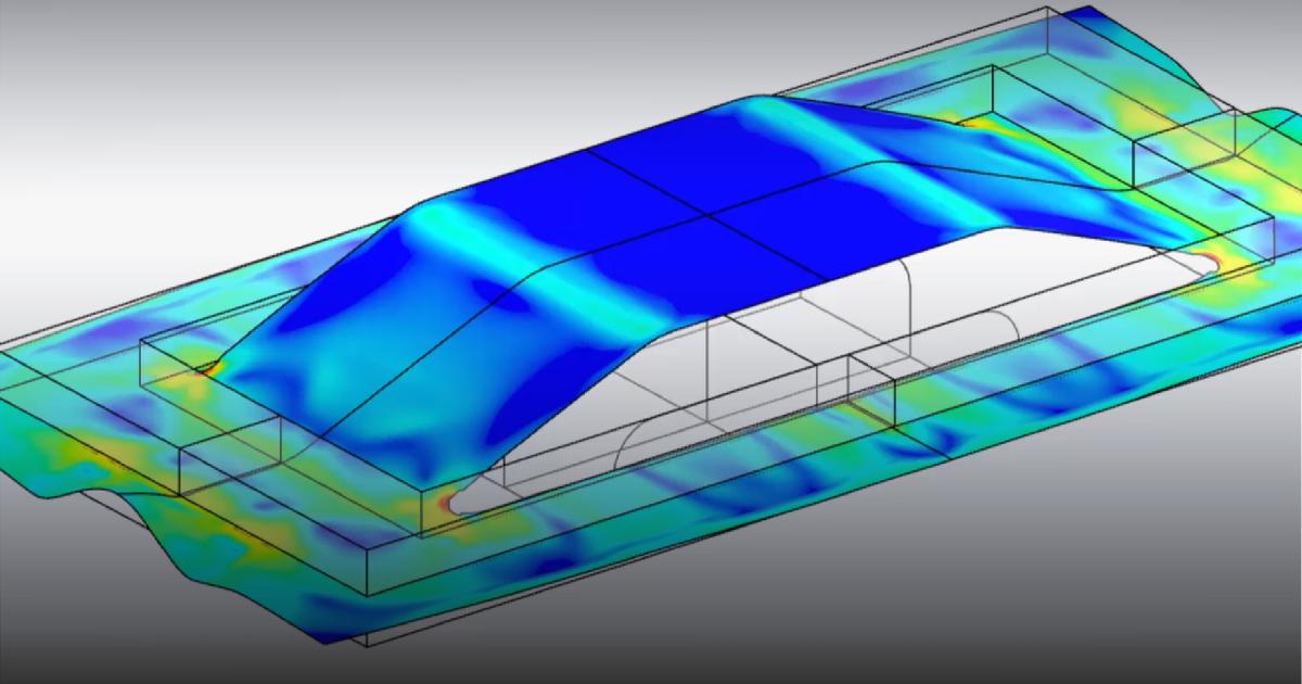 Forming Simulation With An Explicit Solver Solidworks