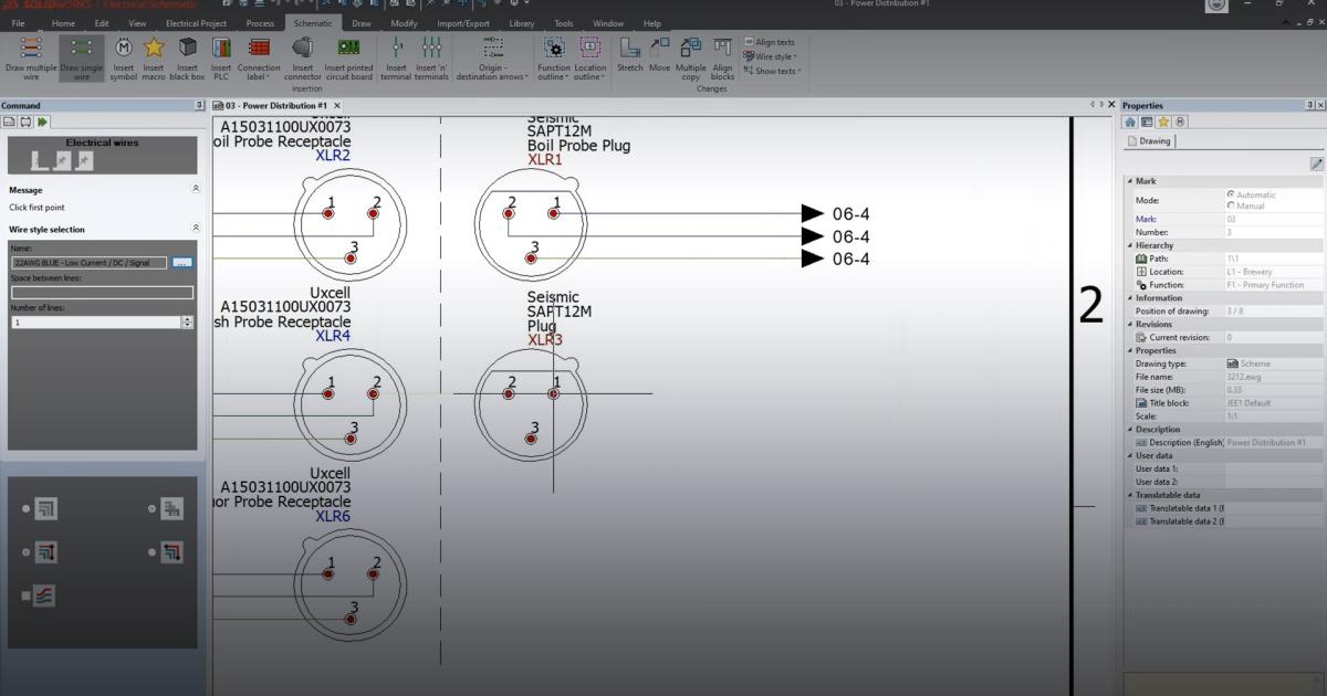 Introduction to Intelligent Schematic Design with SOLIDWORKS Electrical ...