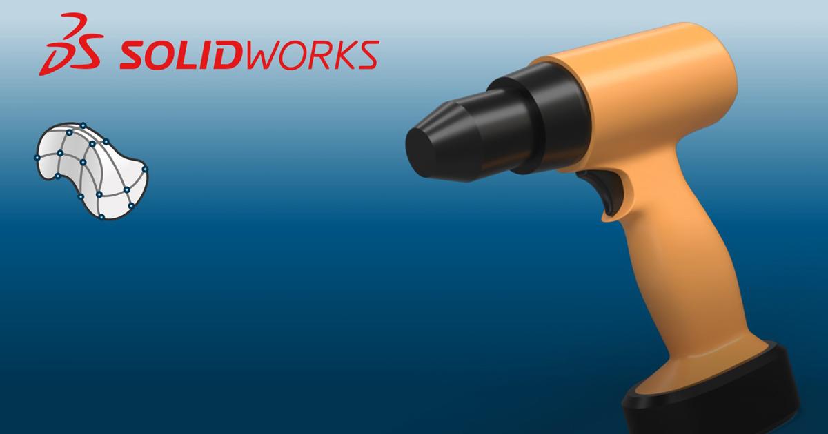 How to Design a Power Drill with Subdivision Modeling | SOLIDWORKS