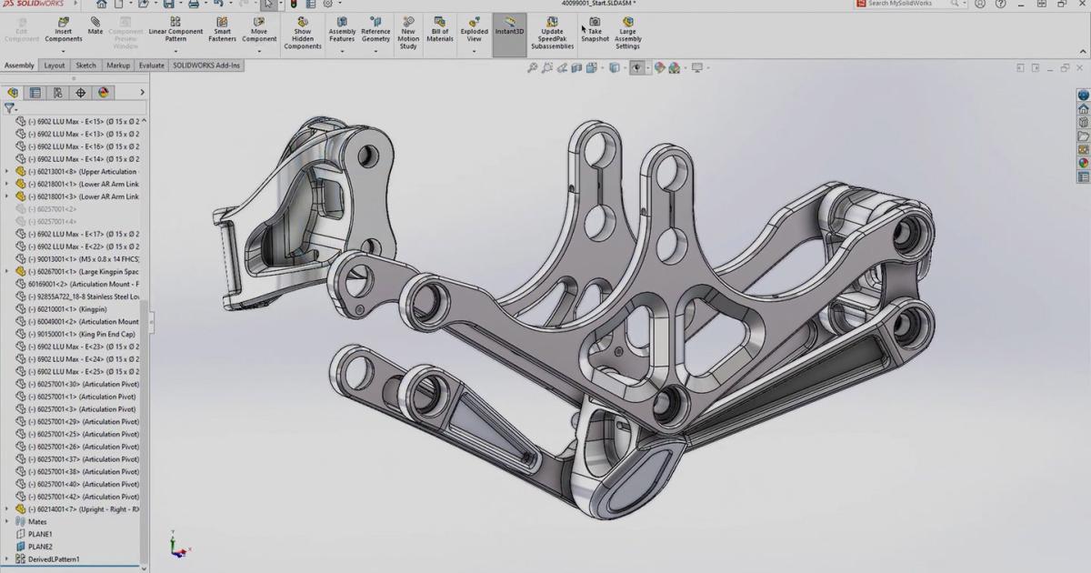 SOLIDWORKS Yenilikler – Montajlar | SOLIDWORKS